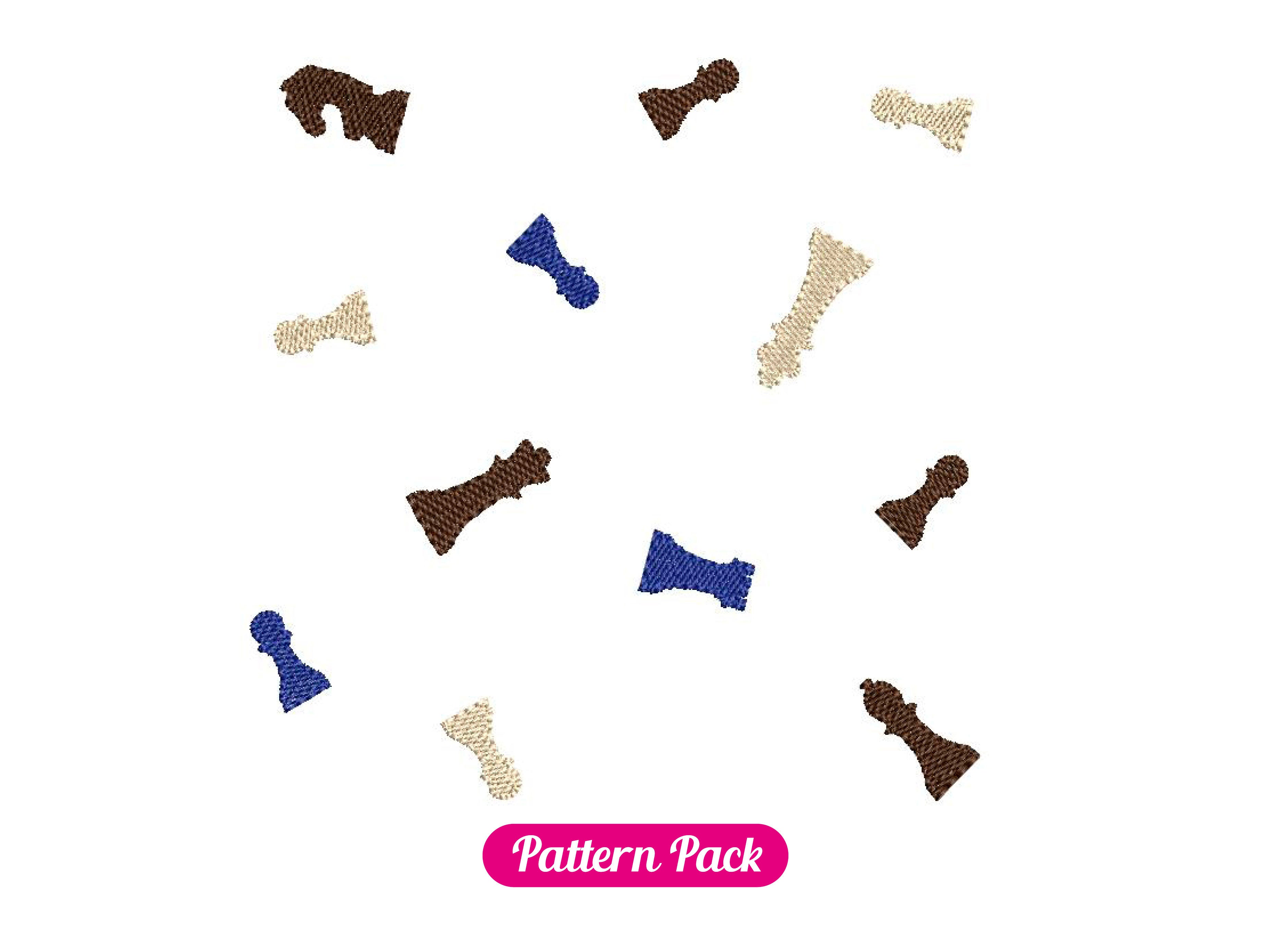 "Chess" Patterns – The Stitch Father - Machine Embroidery