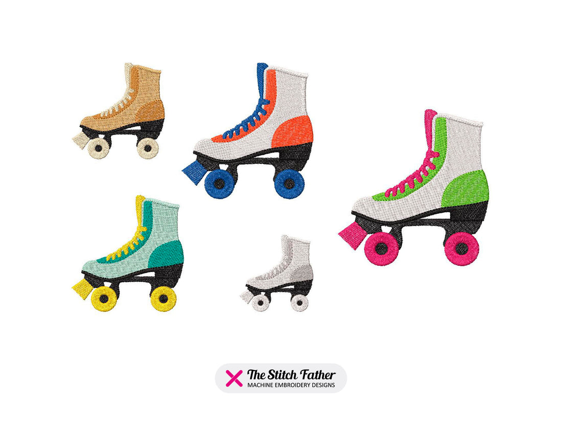 Roller Skate – The Stitch Father - Machine Embroidery