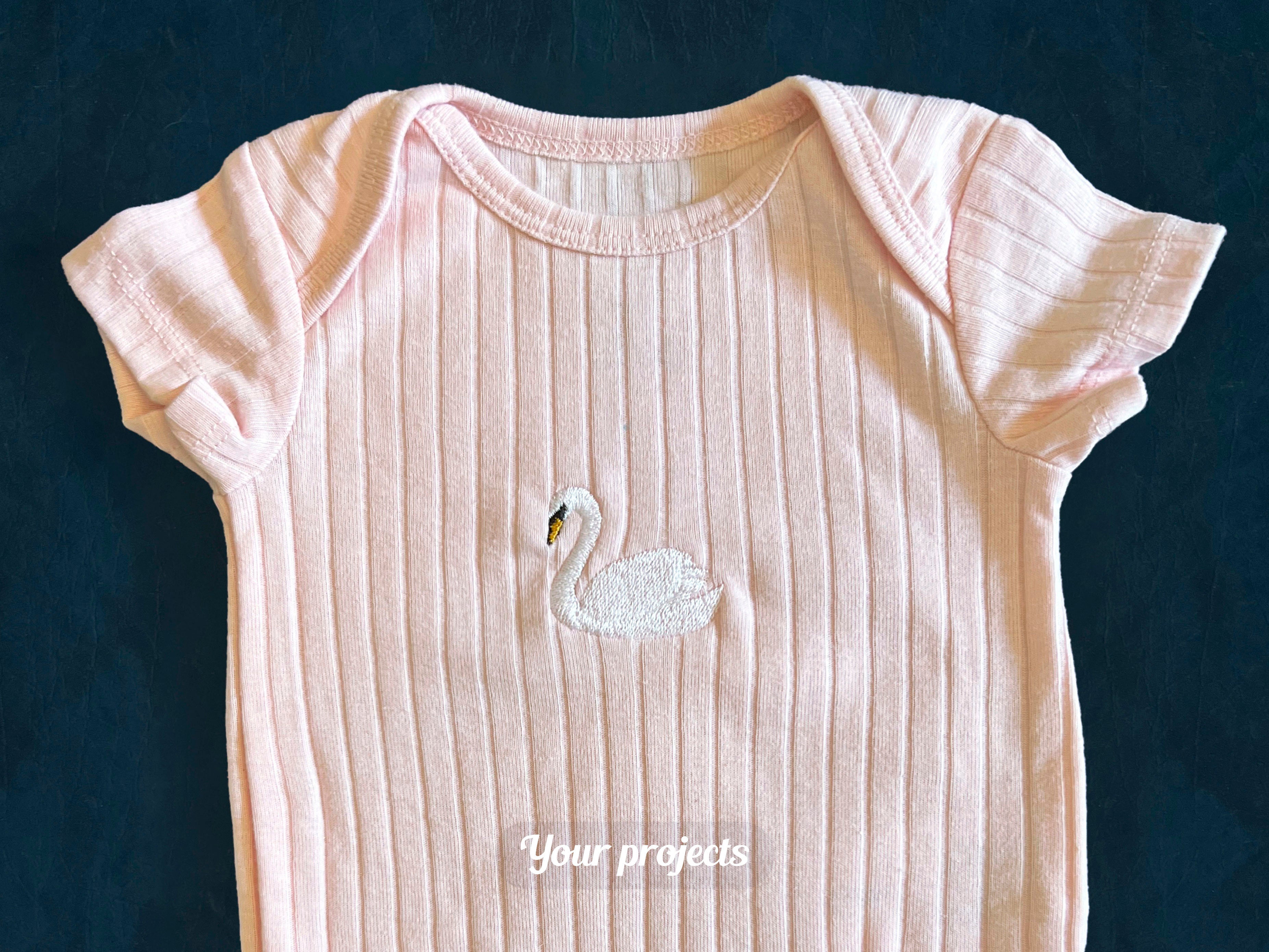 Swan – The Stitch Father - Machine Embroidery