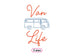 Van Life Logo – The Stitch Father - Machine Embroidery