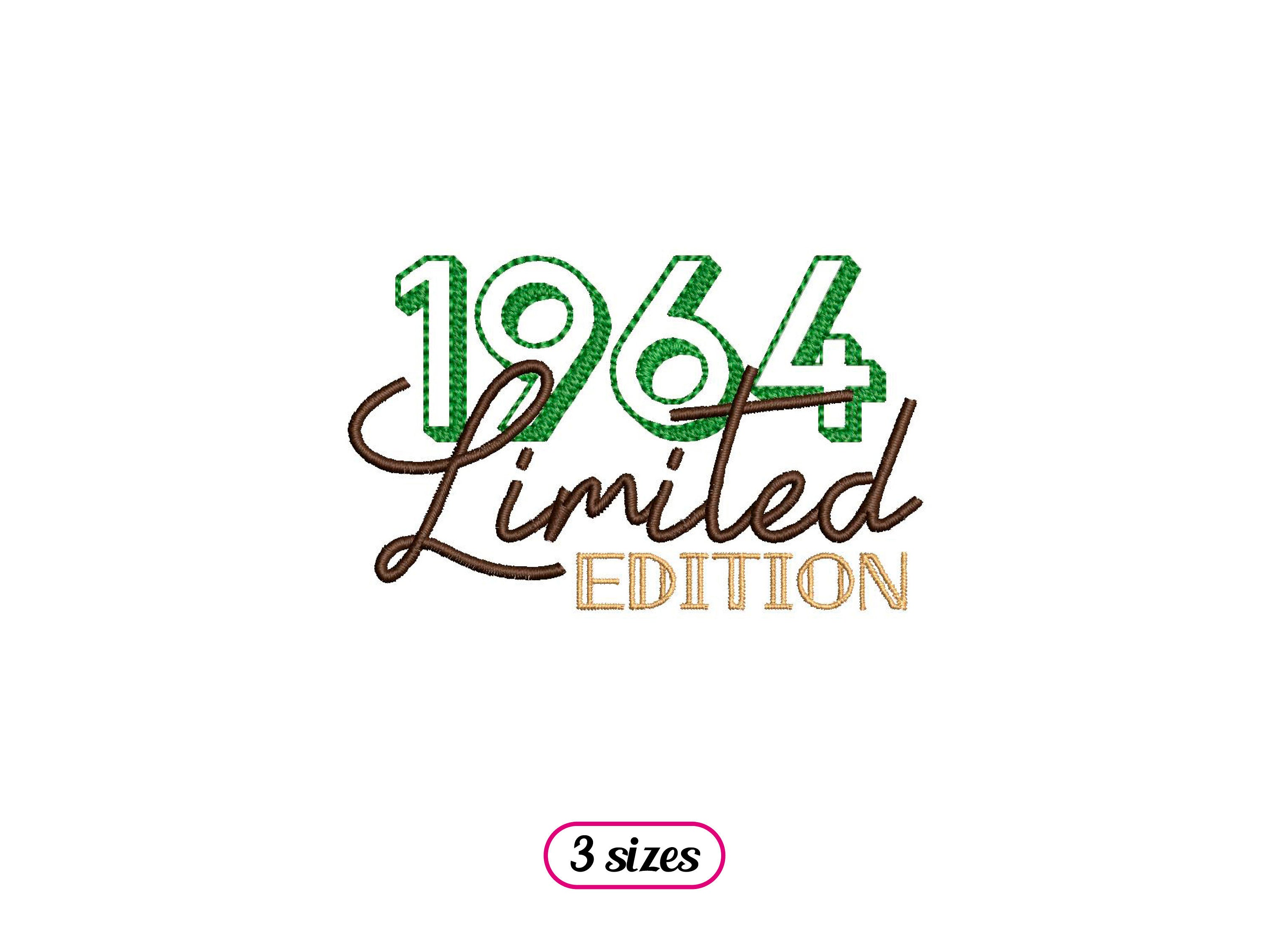 1964 Year Logo – The Stitch Father - Machine Embroidery