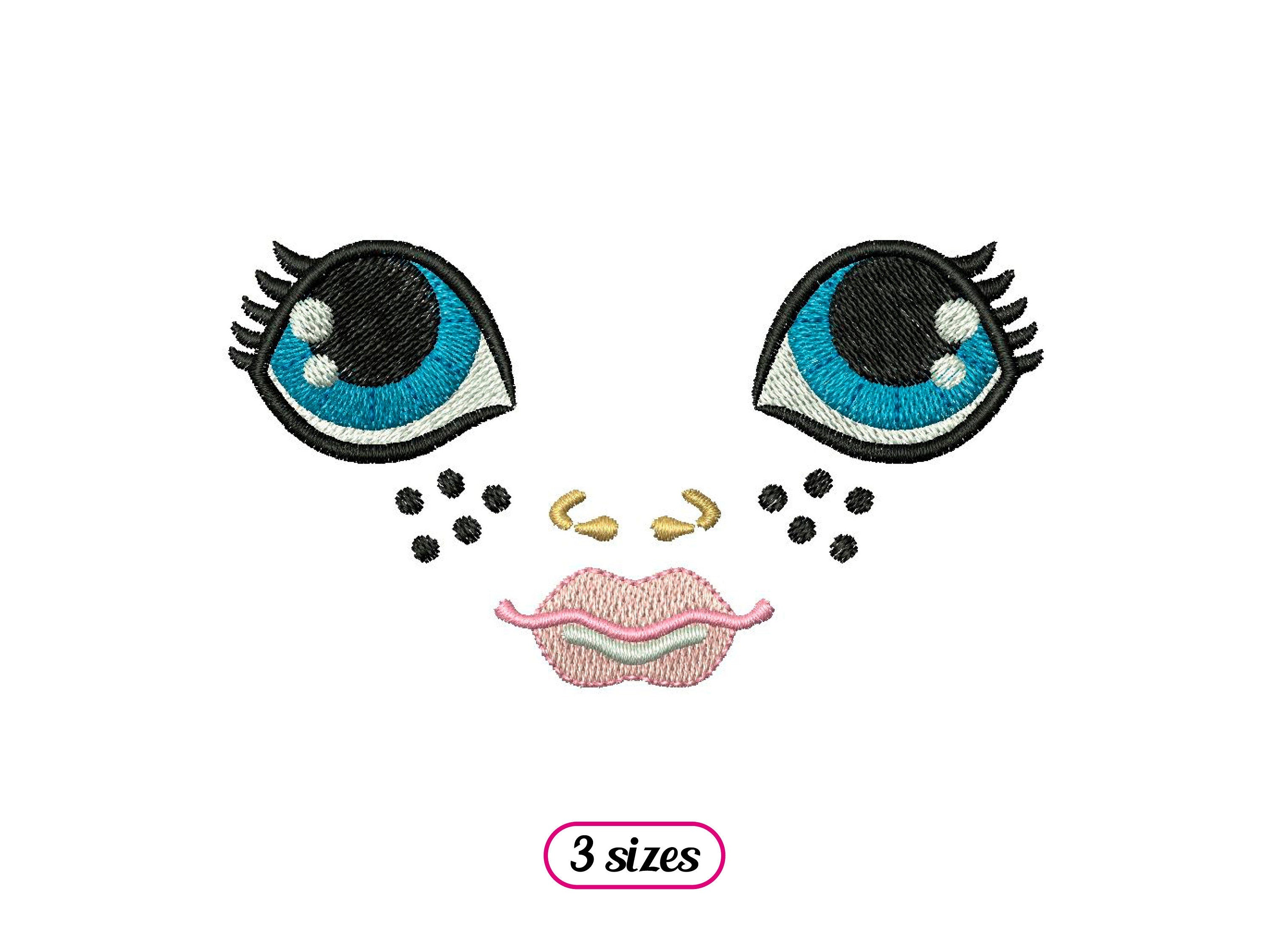 Doll Face – The Stitch Father - Machine Embroidery